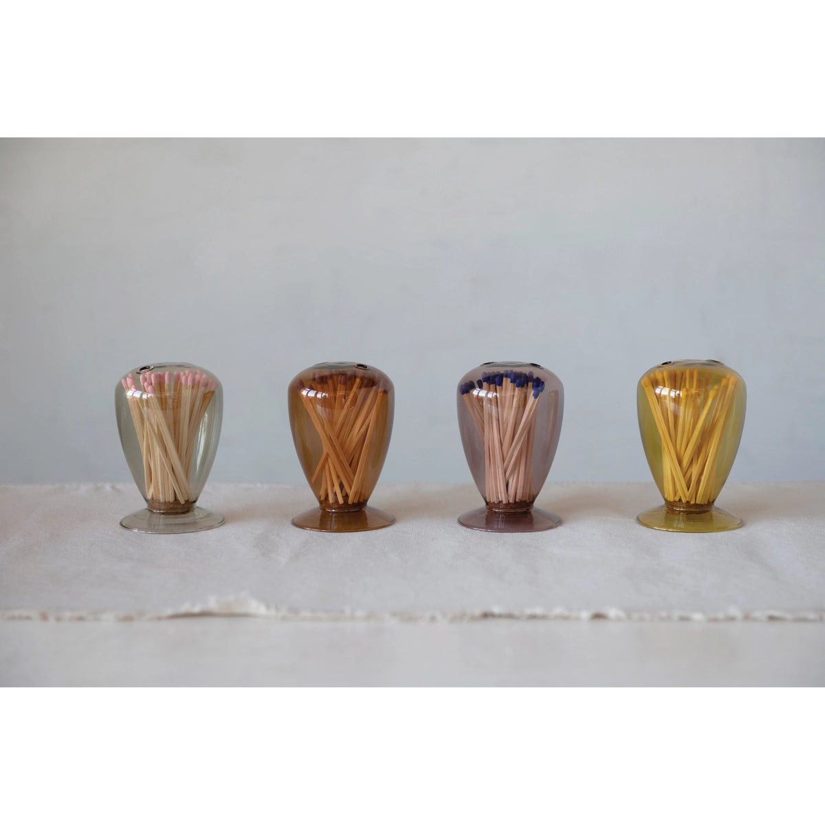 Glass Match Holder – Darby's Village